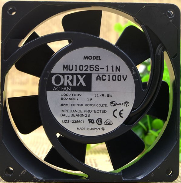 ORIX MU1025S-11N 100V 9.5W Cooling Fan