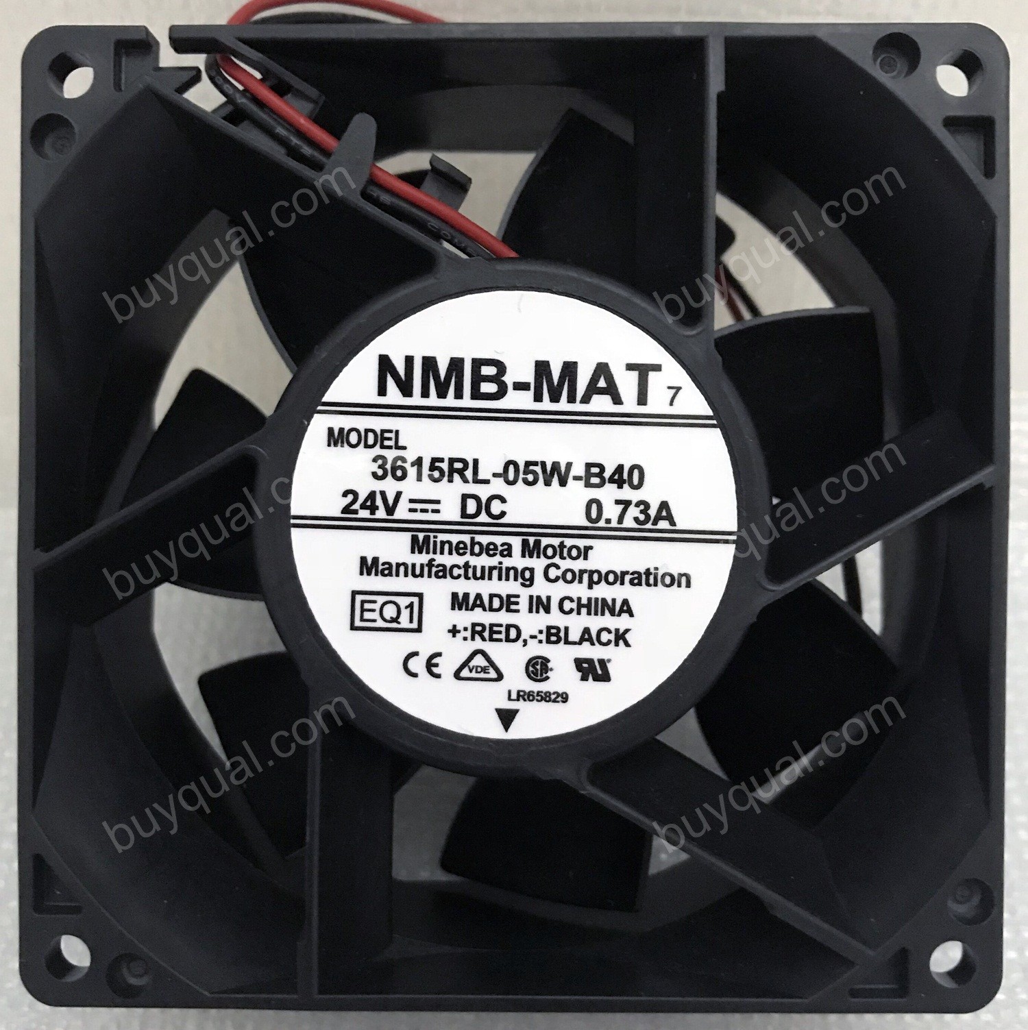 NMB 3615RL-05W-B40 3615RL-05W-B40-EQ1 -ER2 24V 0.73A 2wires Cooling Fan