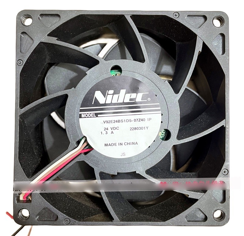 Nidec V92E24BS1D5-07Z40 24V 1.3A 4wires Cooling Fan