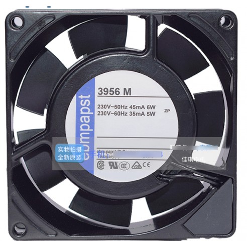 Ebmpapst 3956M 230V 6W 2wires Cooling Fan