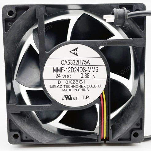 MitsubisHi MMF-12D24DS-MM6 NC5332H75A 24V 0.38A 3wires Cooling Fan