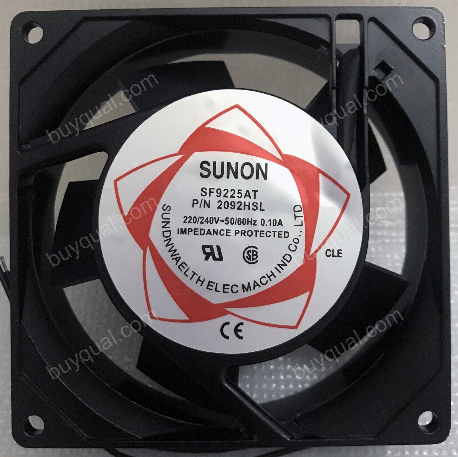 SUNON SF9225AT 2092HSL 220/240V 0.1A 13/11W 2wires Cooling Fan