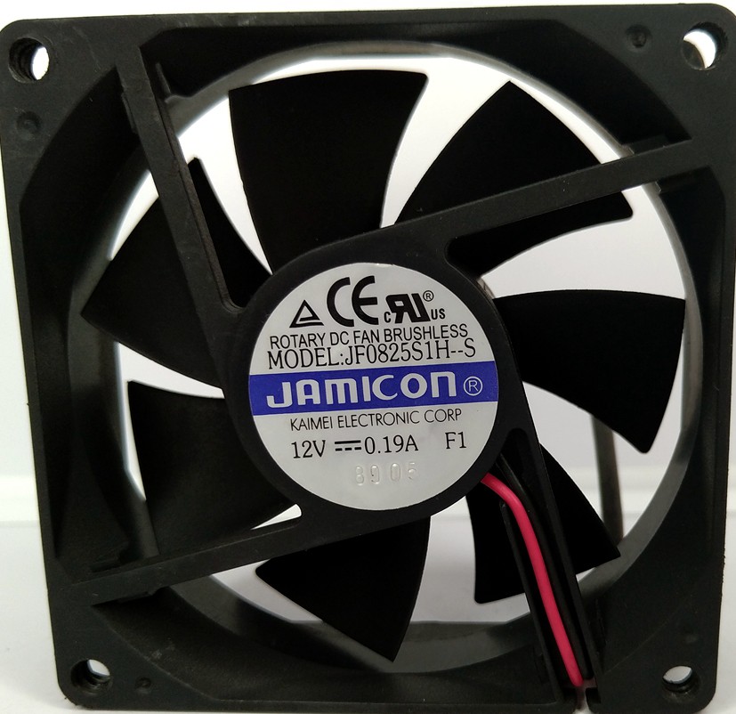 JAMICON JF0825S1H-S 12V 0.19A 2wires cooling fan