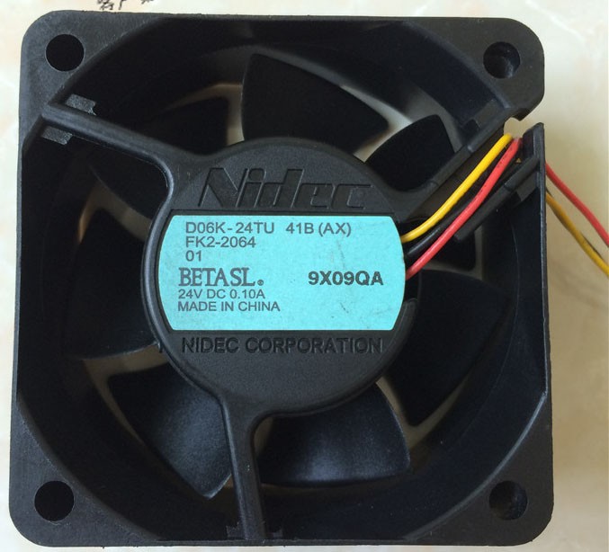 Nidec D06K-24TU 24V 0.1A 3wires Cooling Fan