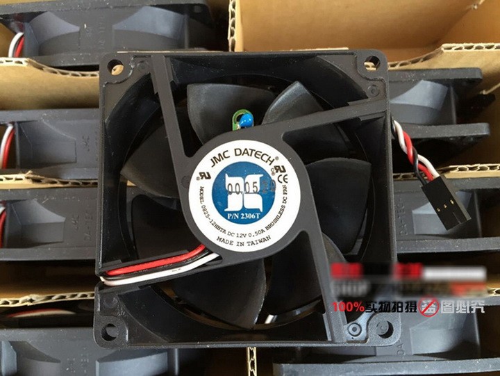 JMC DATECH 0825-12HBTA 12V 0.5A 3wiresCooling Fan