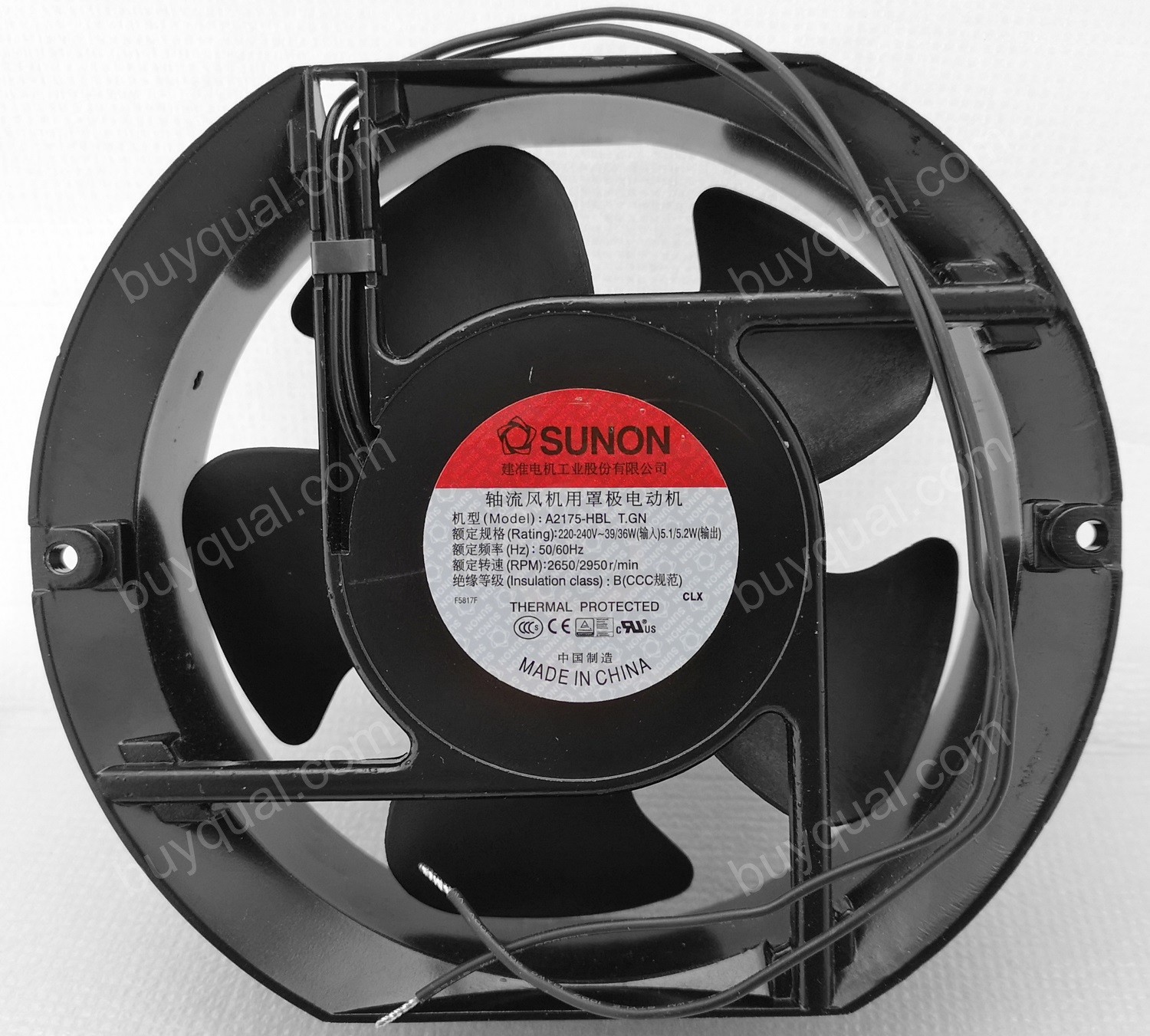 SUNON A2175-HBT A2175-HBL TC.GN 220~240V 25/26W Cooling Fan