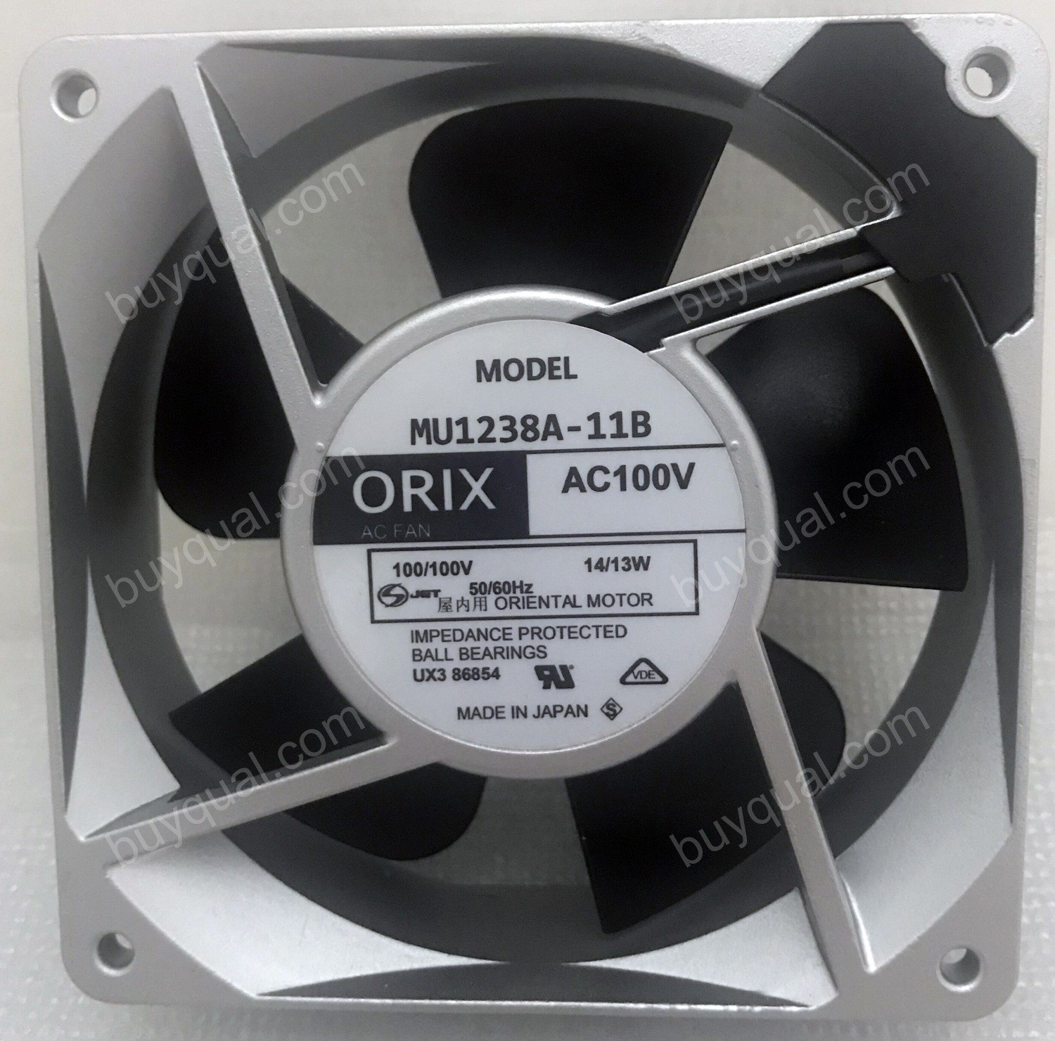 ORIX MU1238A-11B 100V 14/13W 2wires Cooling Fan