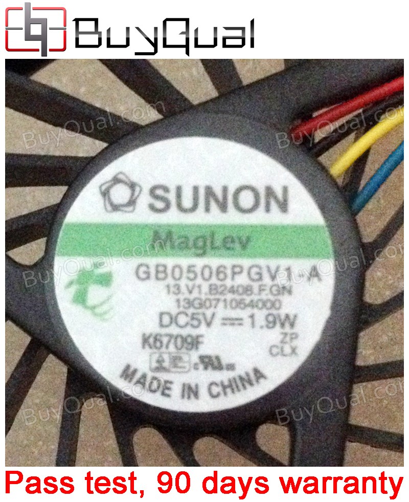 SUNON GB0506PGV1-A 5V 1.9W 4wires Cooling Fan
